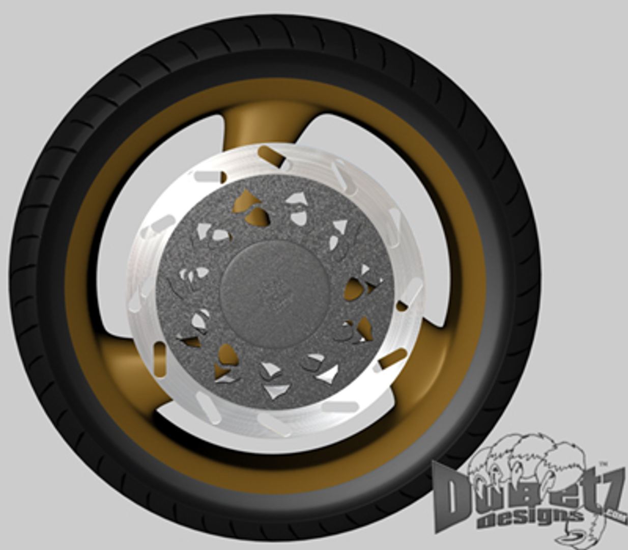3d model motorcycle wheel tire
