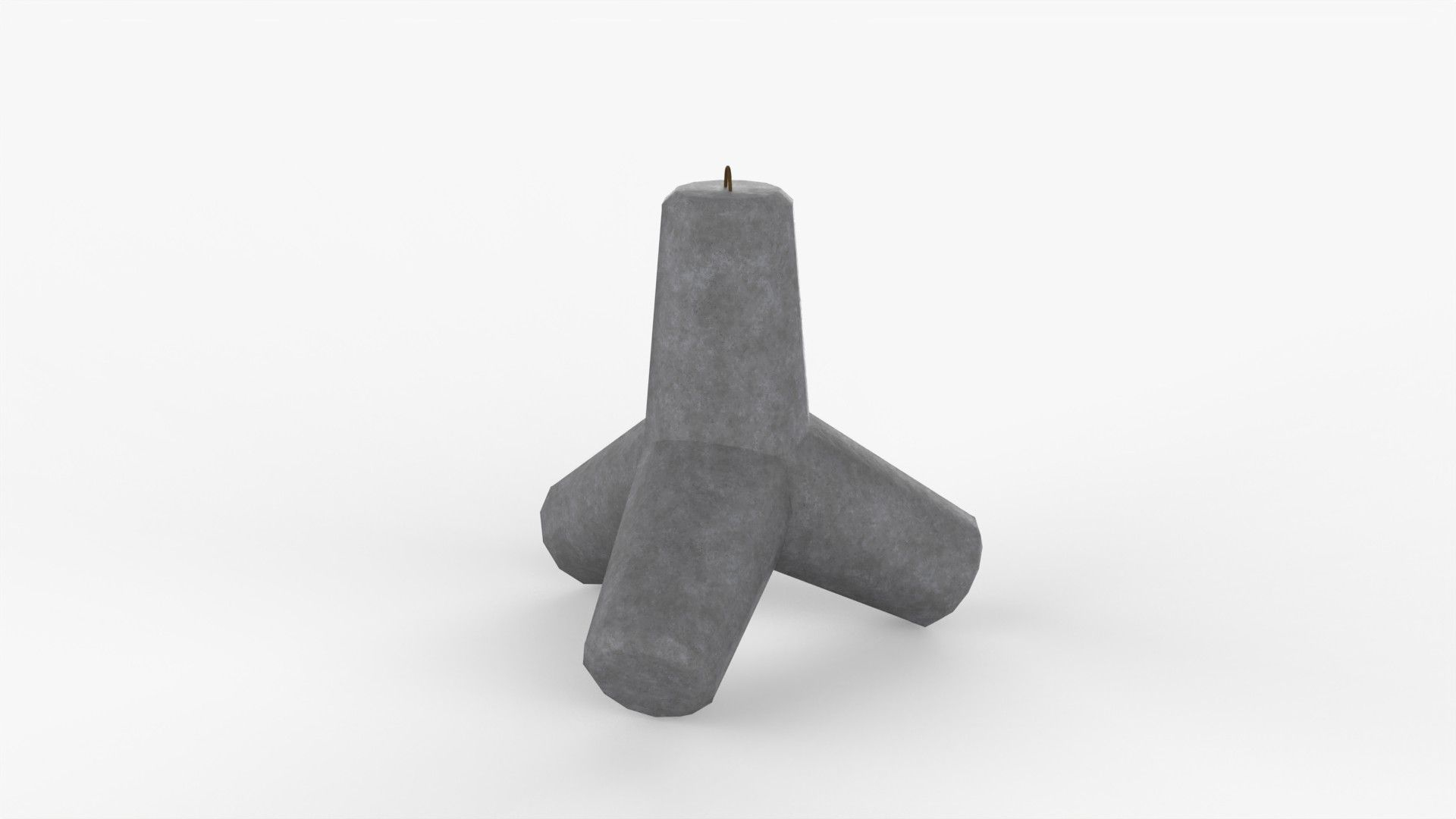 Concrete Tetrapod 3D Model - TurboSquid 2043902