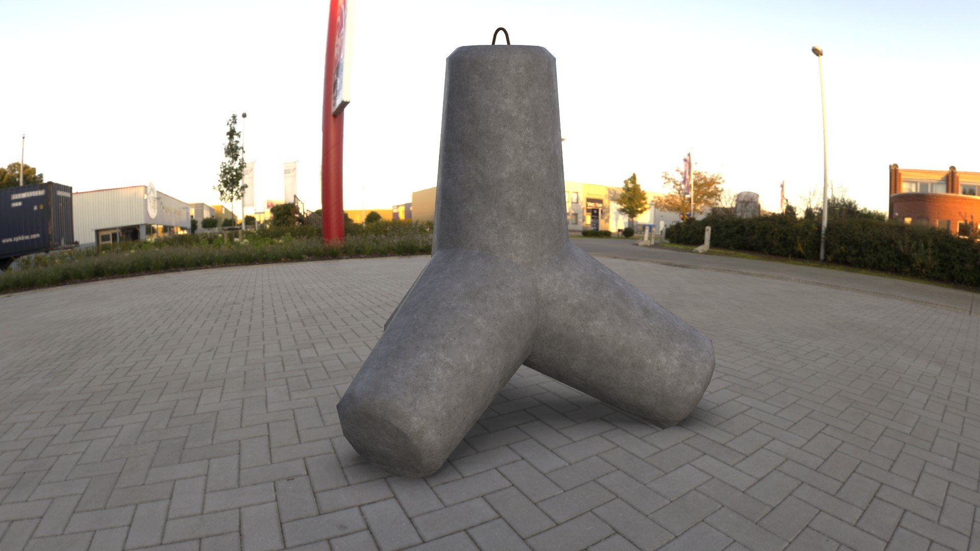Concrete Tetrapod 3D Model - TurboSquid 2043902