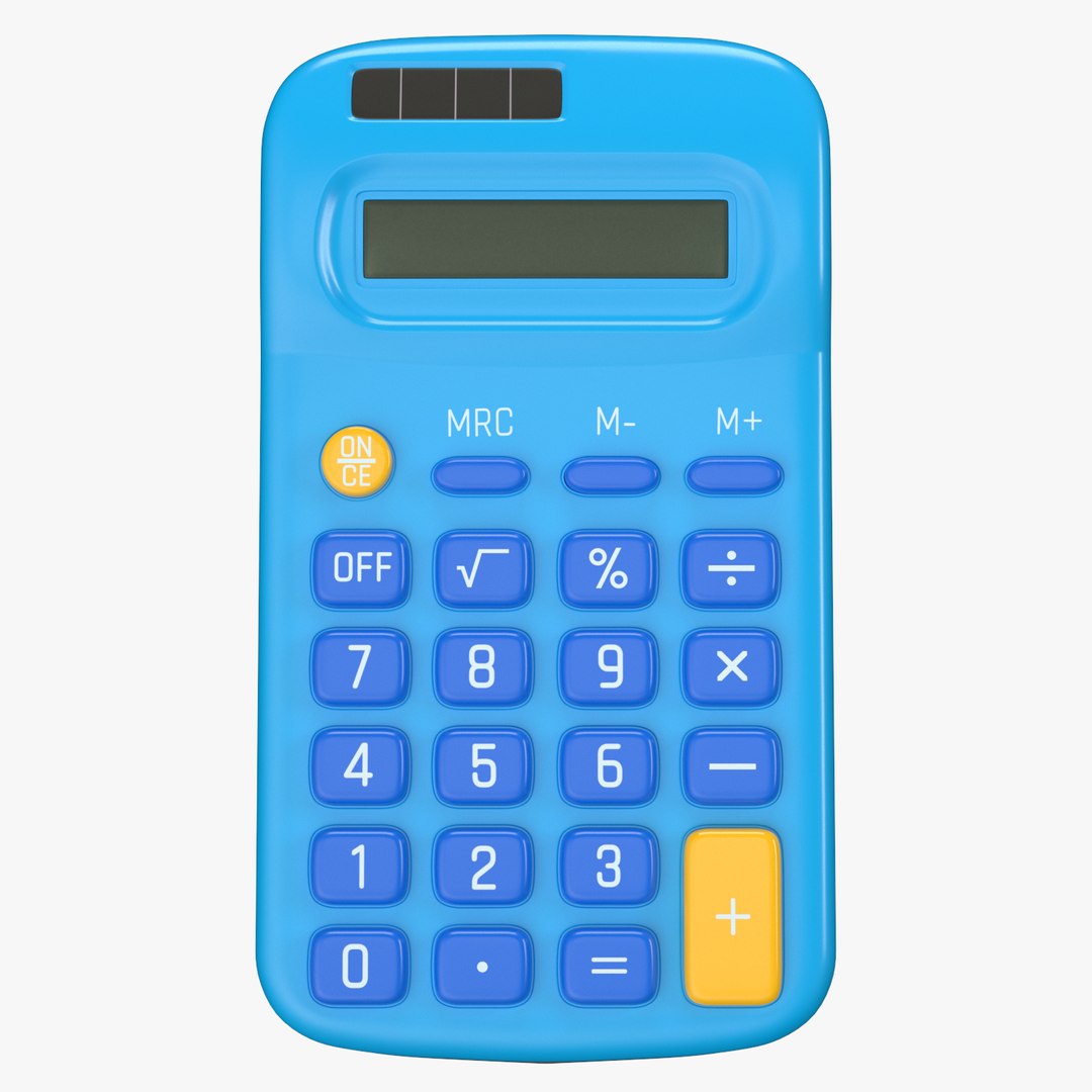 Calculator 2v PBR 3D model - TurboSquid 2108977