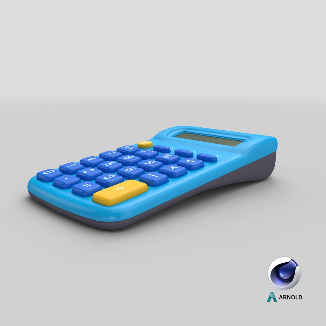 Calculator 2v PBR 3D Model - TurboSquid 2108977