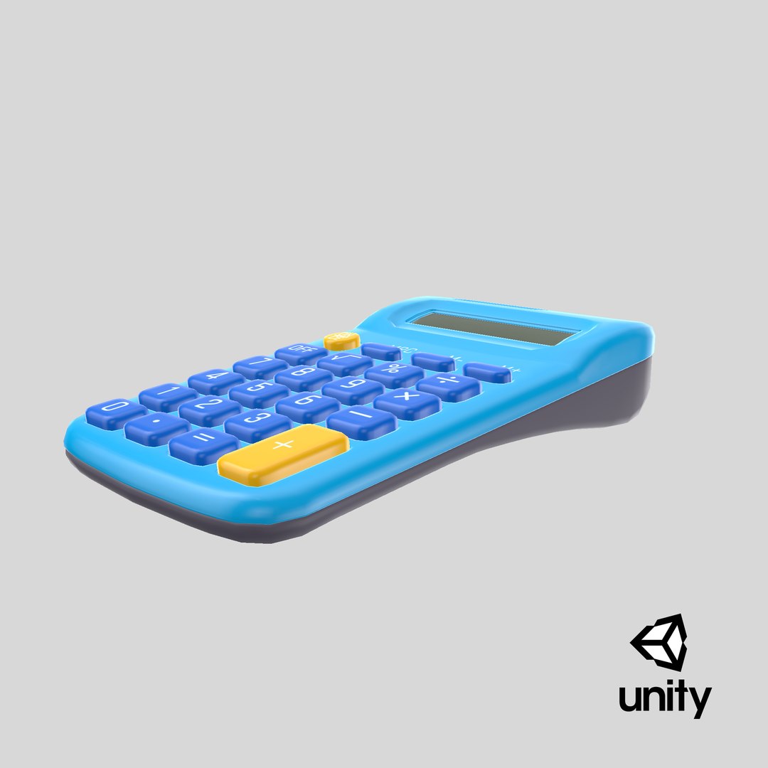 Calculator 2v PBR 3D Model - TurboSquid 2108977