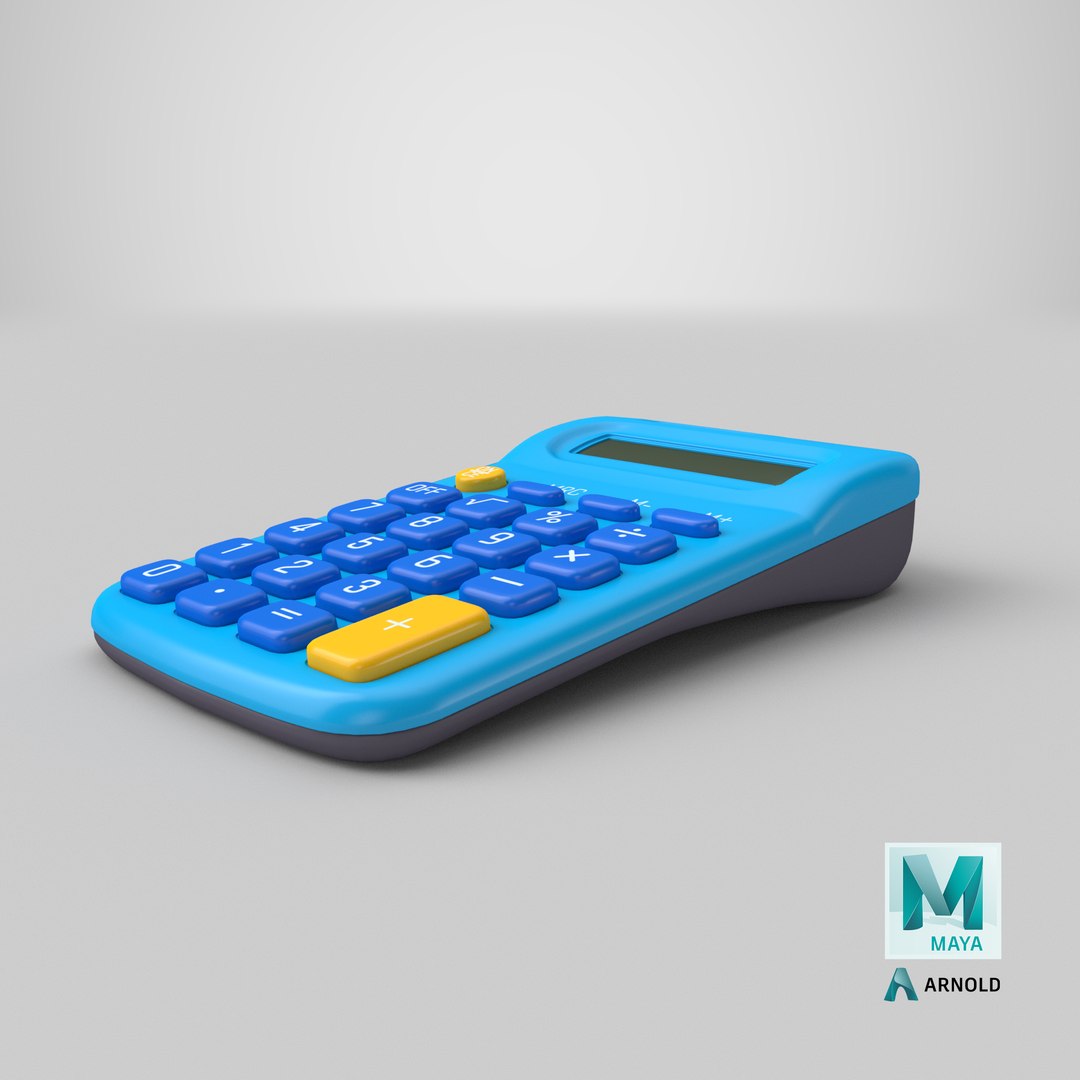 Calculator 2v PBR 3D Model - TurboSquid 2108977