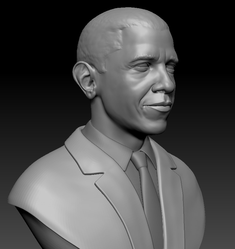 zbrush barack obama bust 3ds