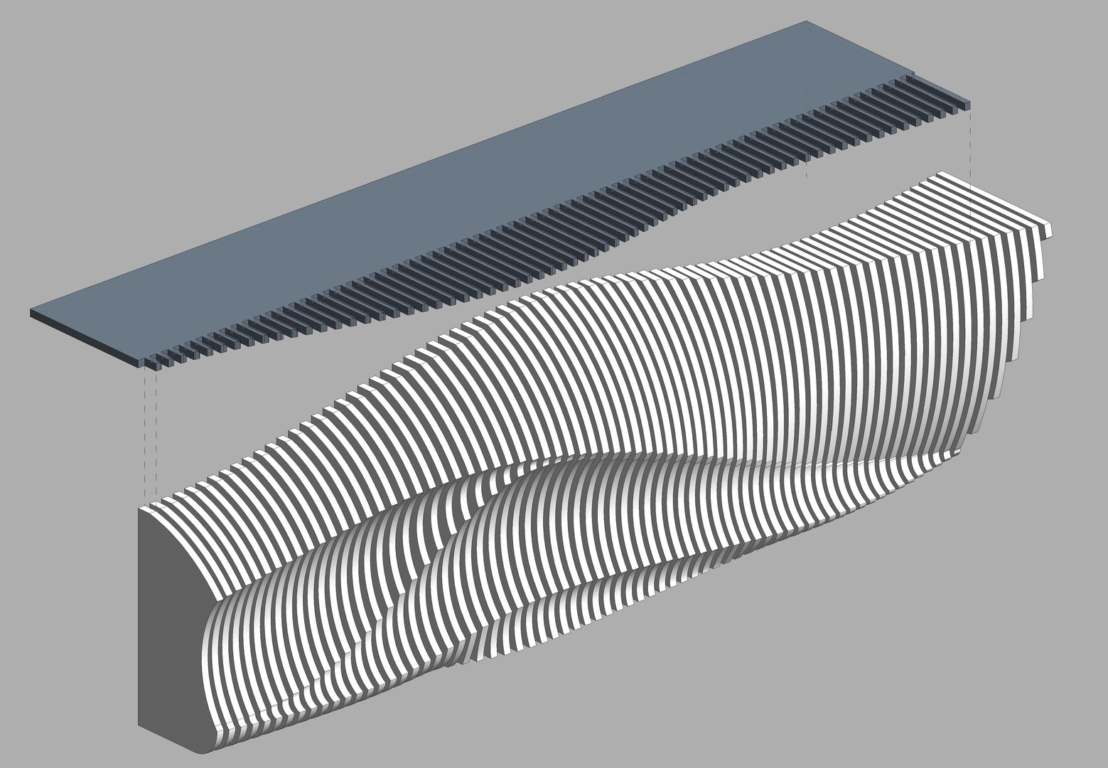 3D Reception Counter Model - TurboSquid 1976470