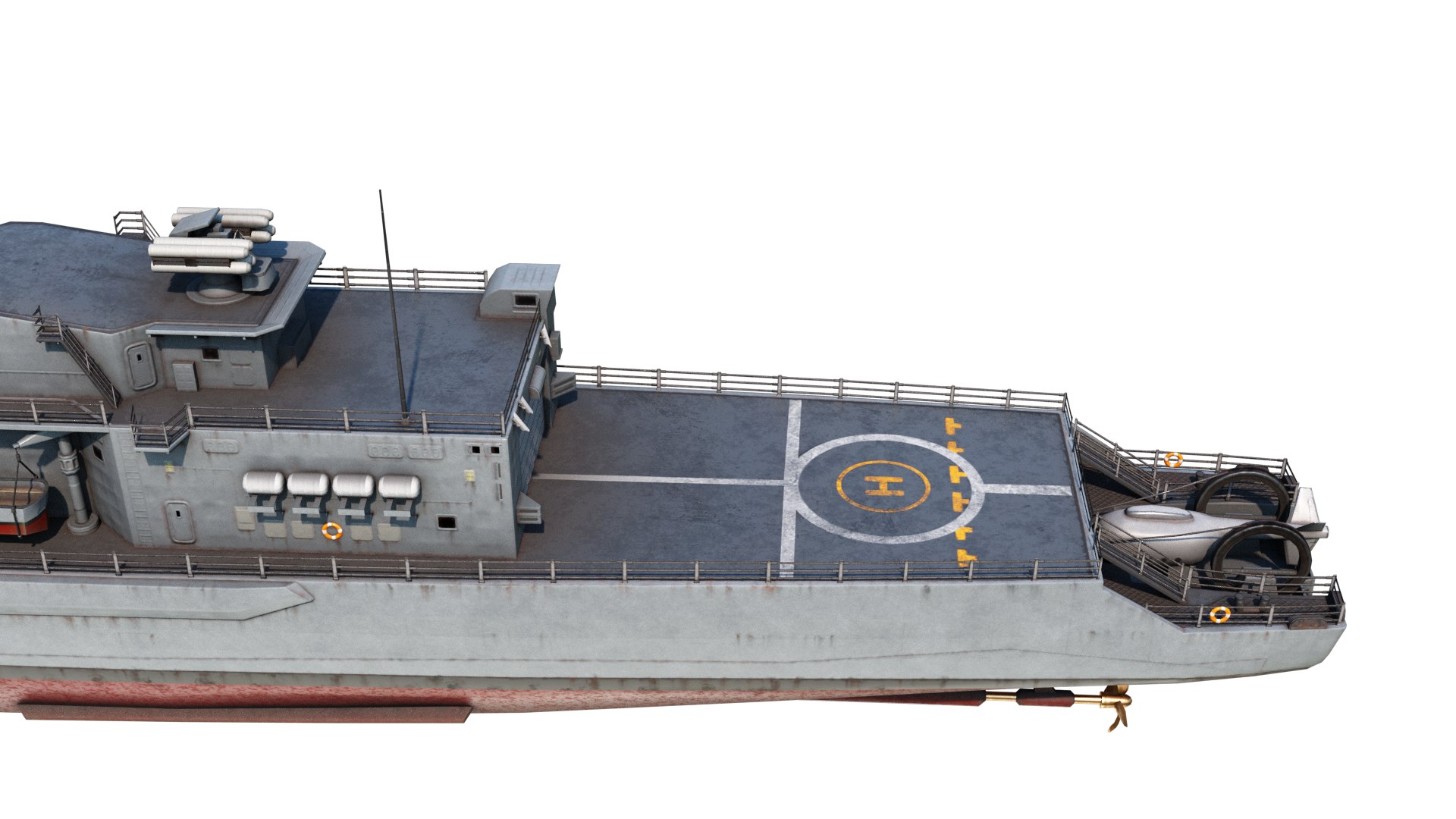 Georges Leygues Class Destroyers Classe Georges Leygues F70 3D Model ...