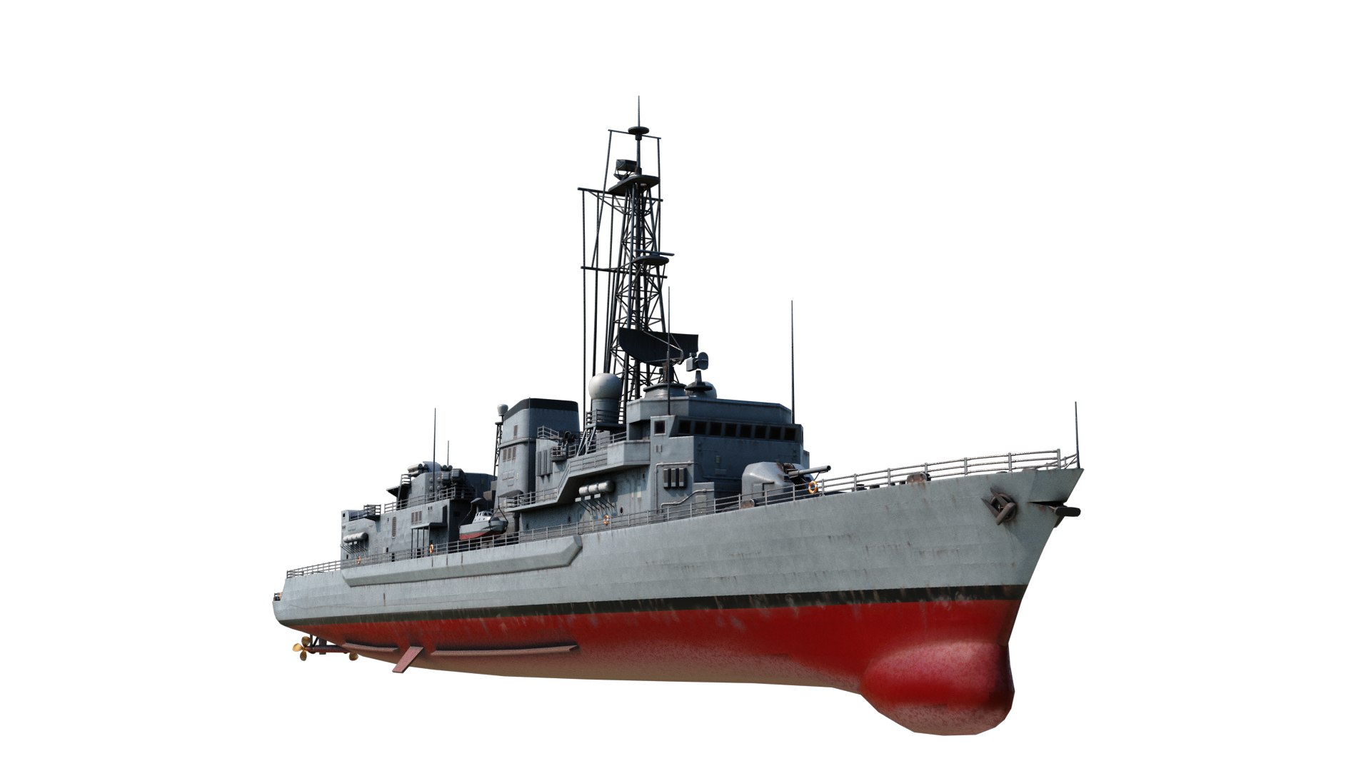 Georges Leygues Class Destroyers Classe Georges Leygues F70 3D Model ...