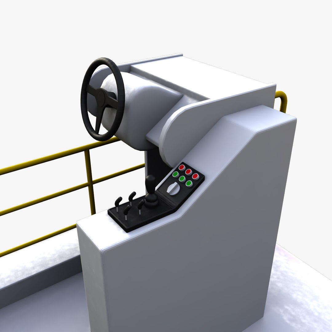 3d Airport Cargo Loader Model