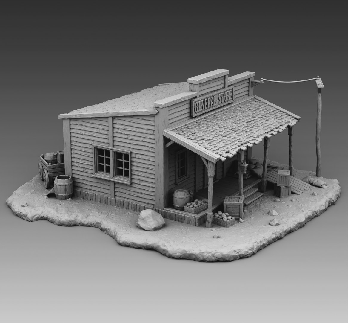 General Store 3D Model - TurboSquid 1945849
