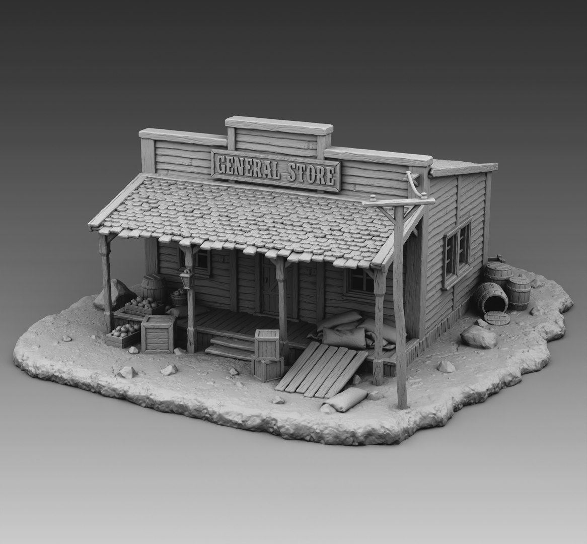 General Store 3D Model - TurboSquid 1945849