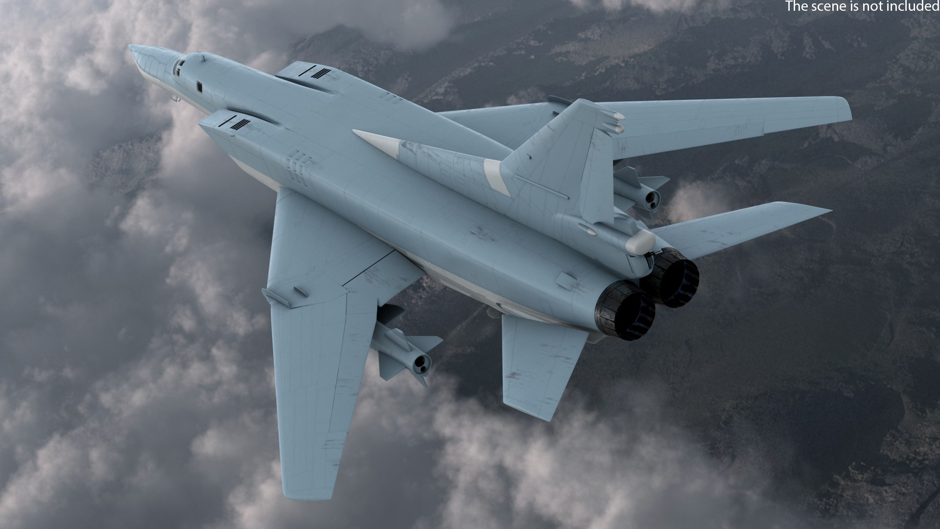 Long Range Missile Carrier Bomber Plane 3D model - TurboSquid 2017722