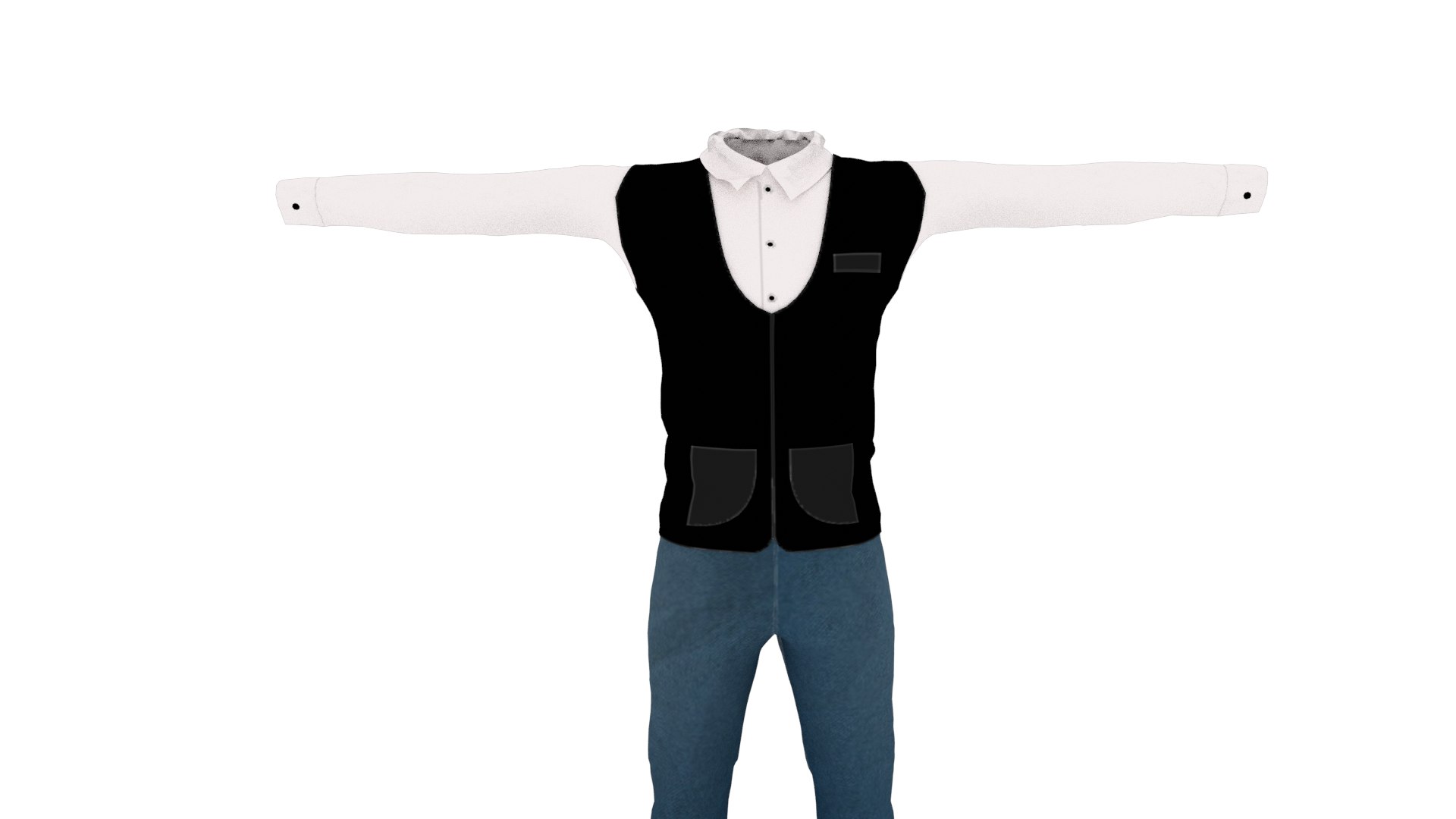 Man Suit Model - TurboSquid 2109344