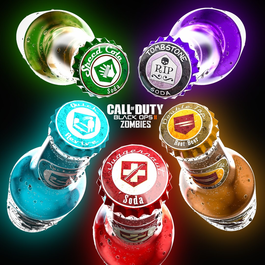 Call Of Duty Black Ops II Perk-a-Colas Pack 3D Model - TurboSquid 2287737