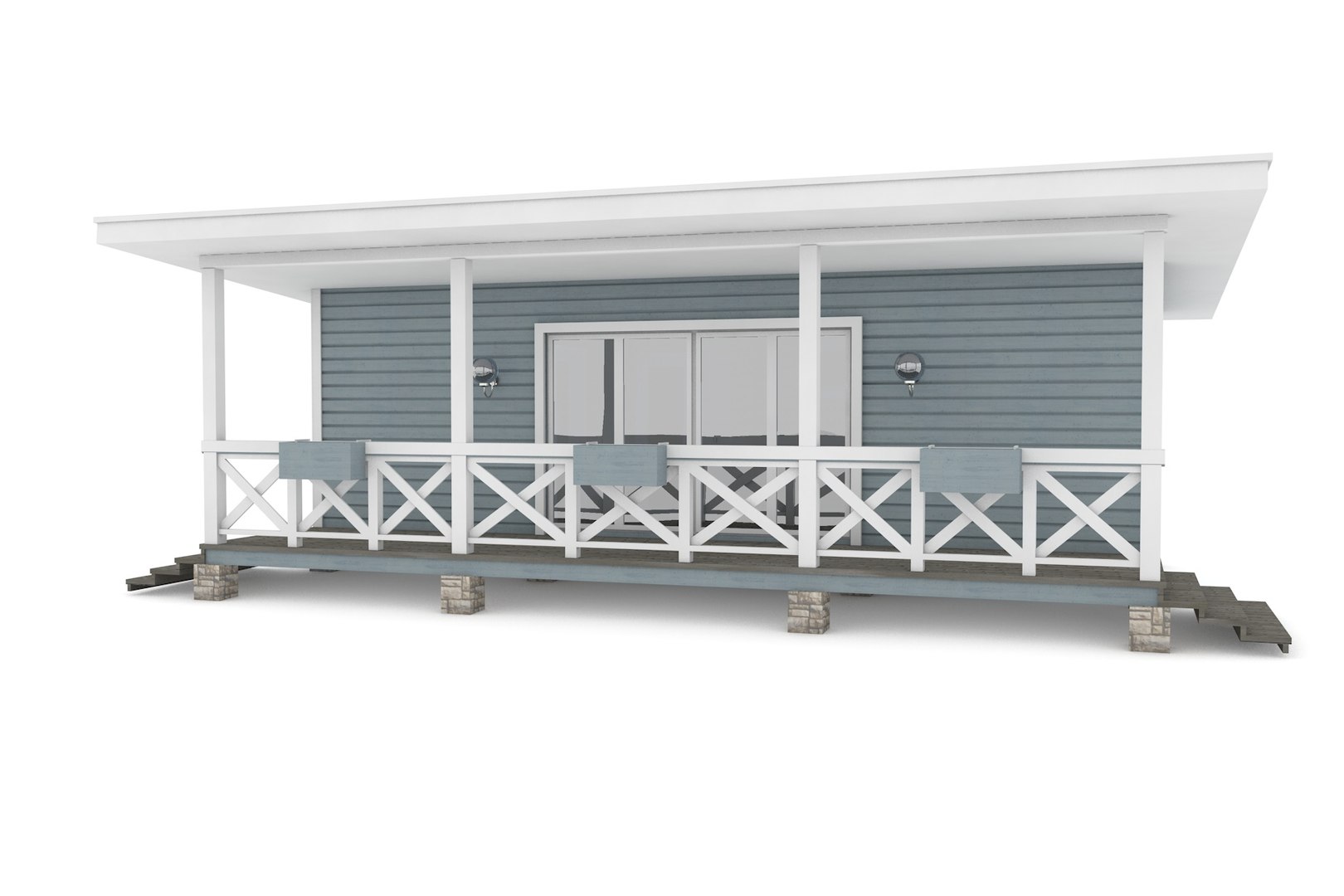 Rest House American 3D Model - TurboSquid 1158198