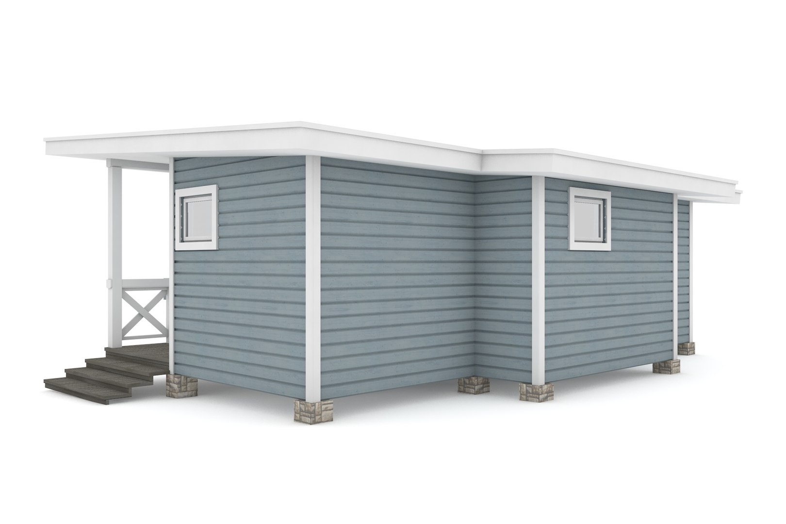 Rest House American 3D Model - TurboSquid 1158198