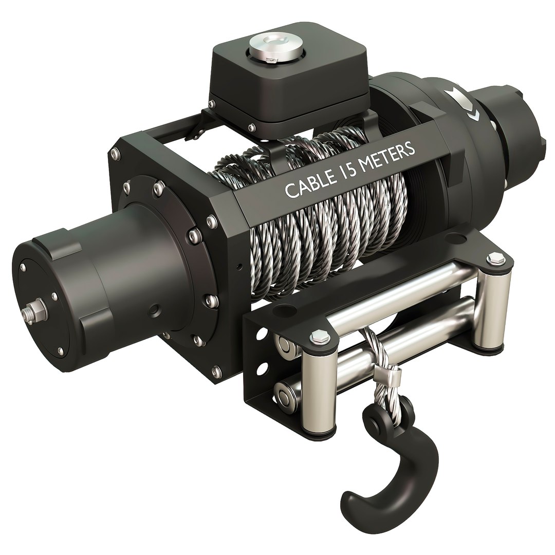 3D Winch model - TurboSquid 2108480