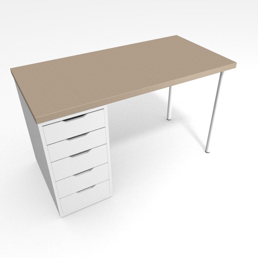 Ikea Desk 3D Model - TurboSquid 1324686