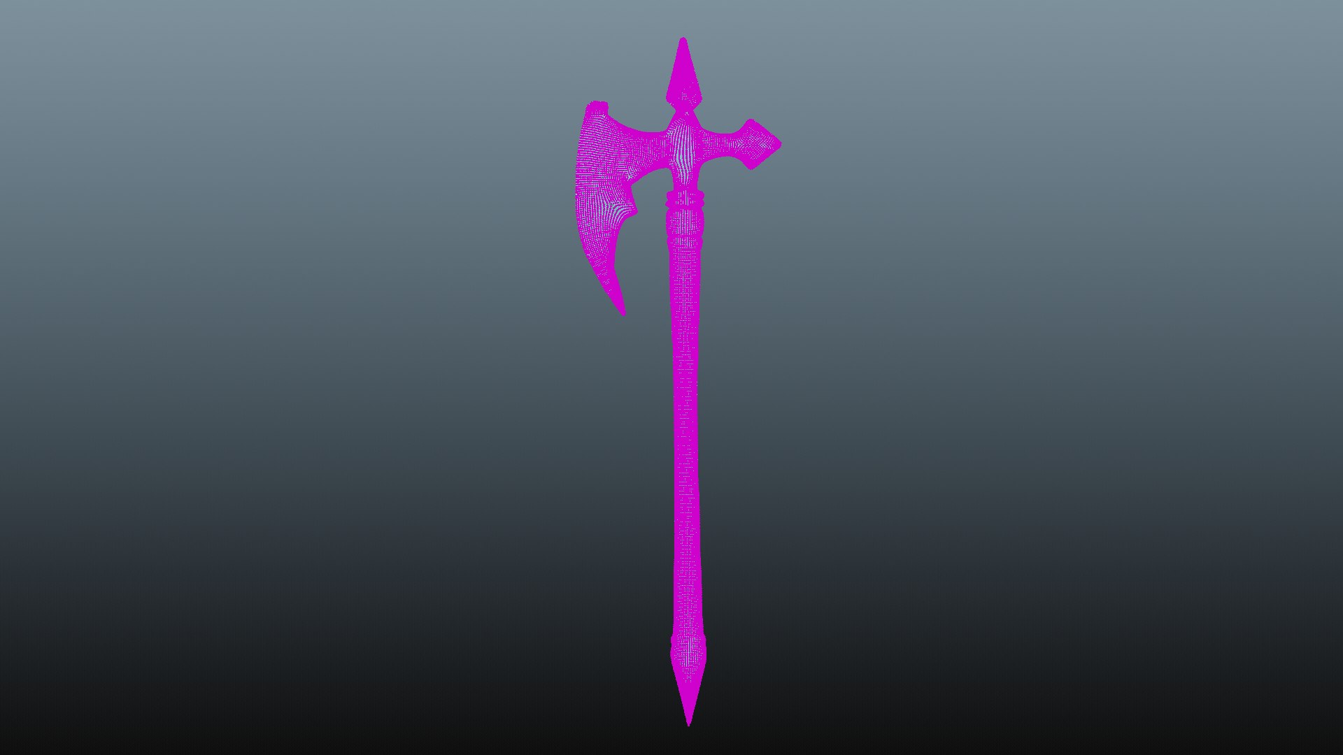 3D Halberd Model - TurboSquid 2372564