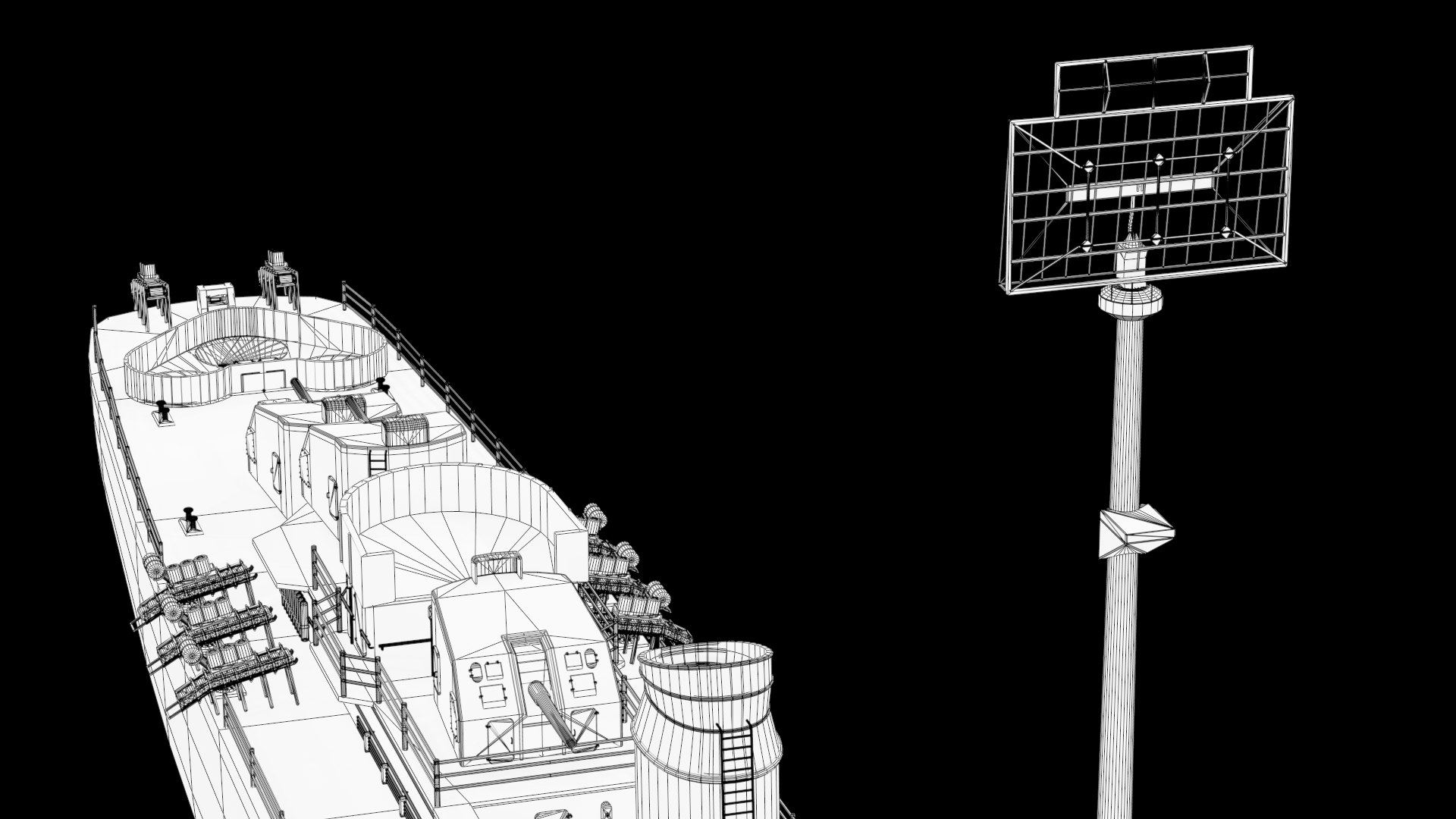 Fletcher class destroyers fletcher-class 3D model - TurboSquid 1519914