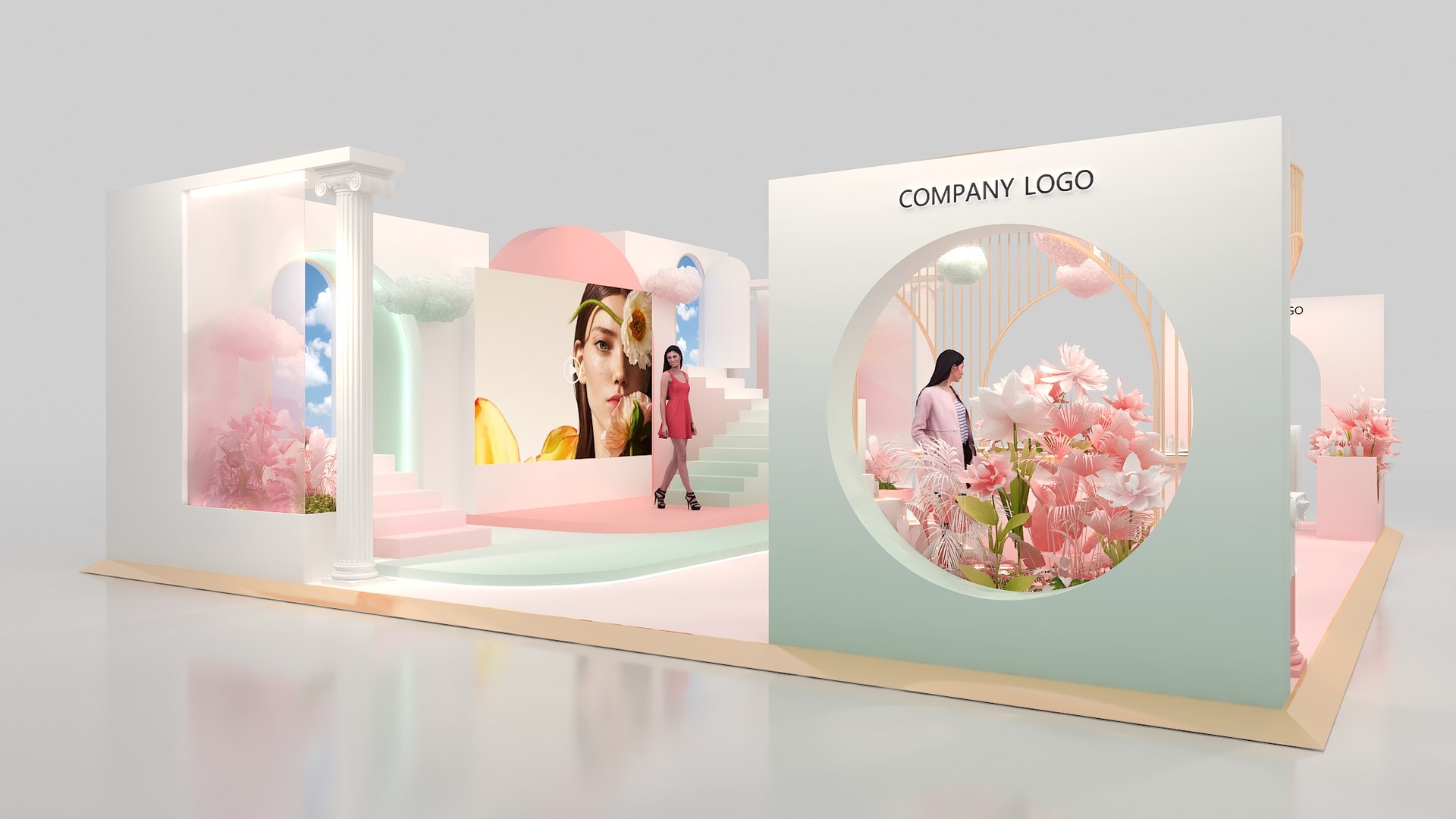 3D Model Shopping Mall Stand - TurboSquid 2332180