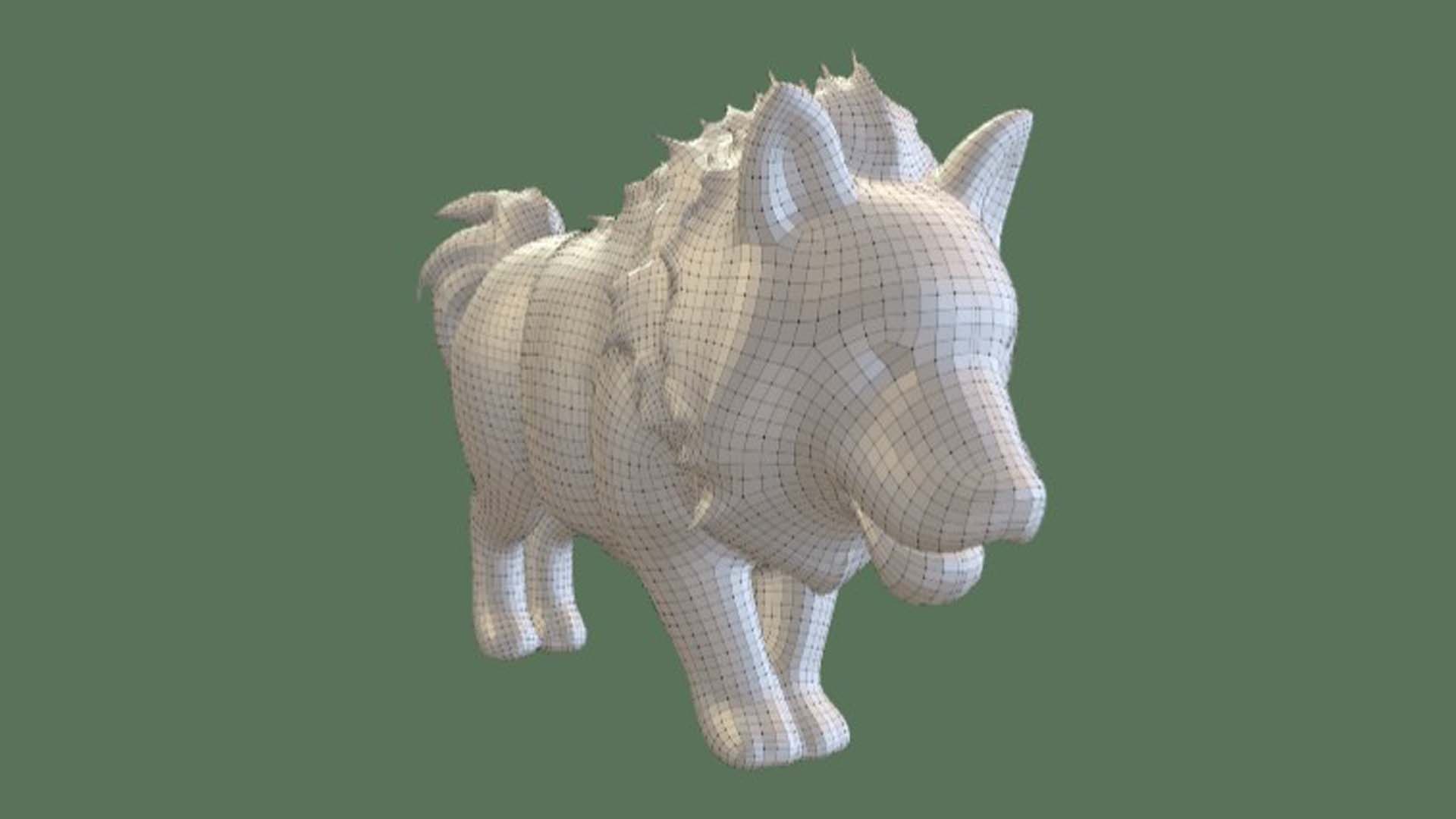 Cartoon Dog-like Creature 3d Modeling 3D Model - TurboSquid 2300459
