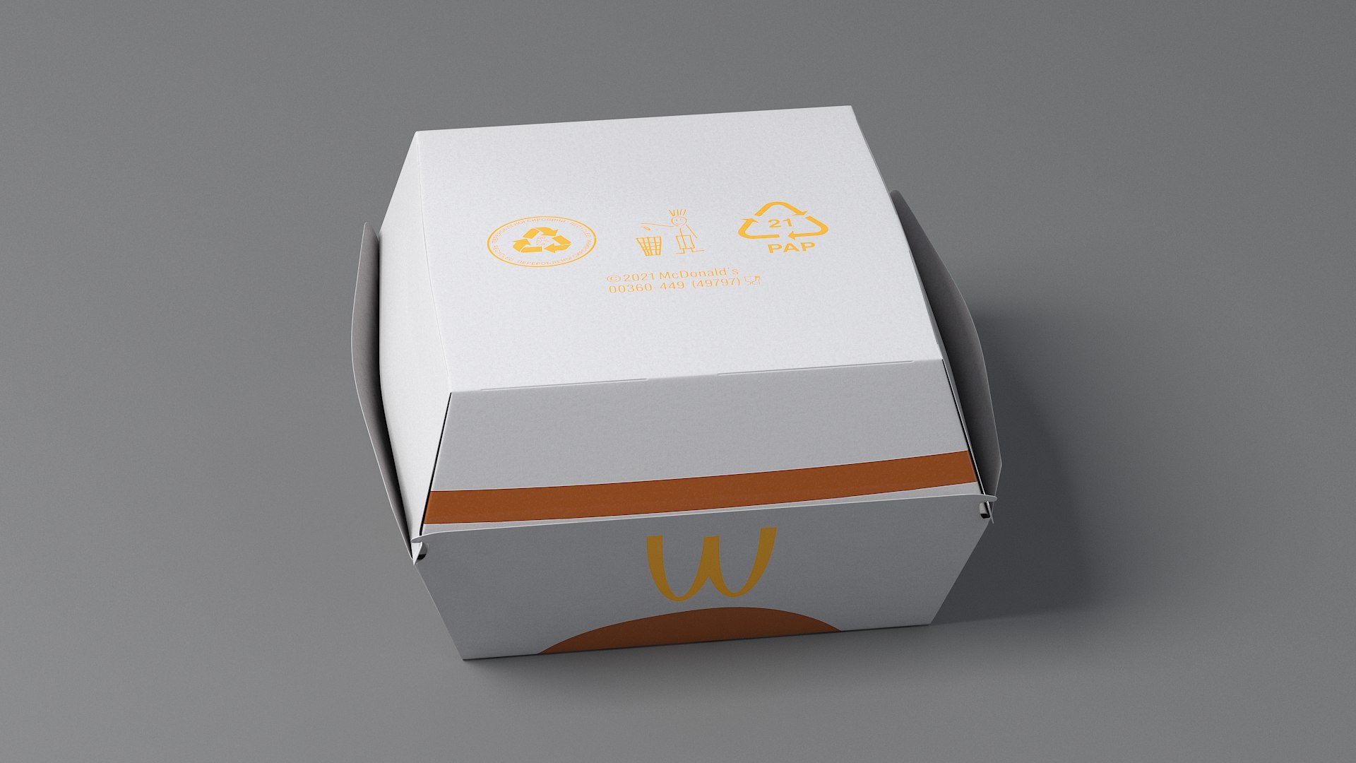 Realistic McDonalds McChicken Package 3D - TurboSquid 1817835