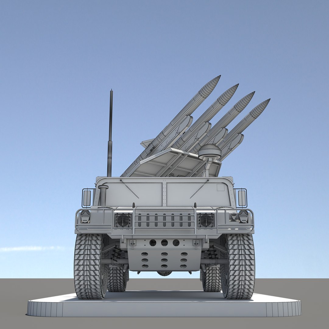 Hmmwv Humvee Aim-120d 3d Max