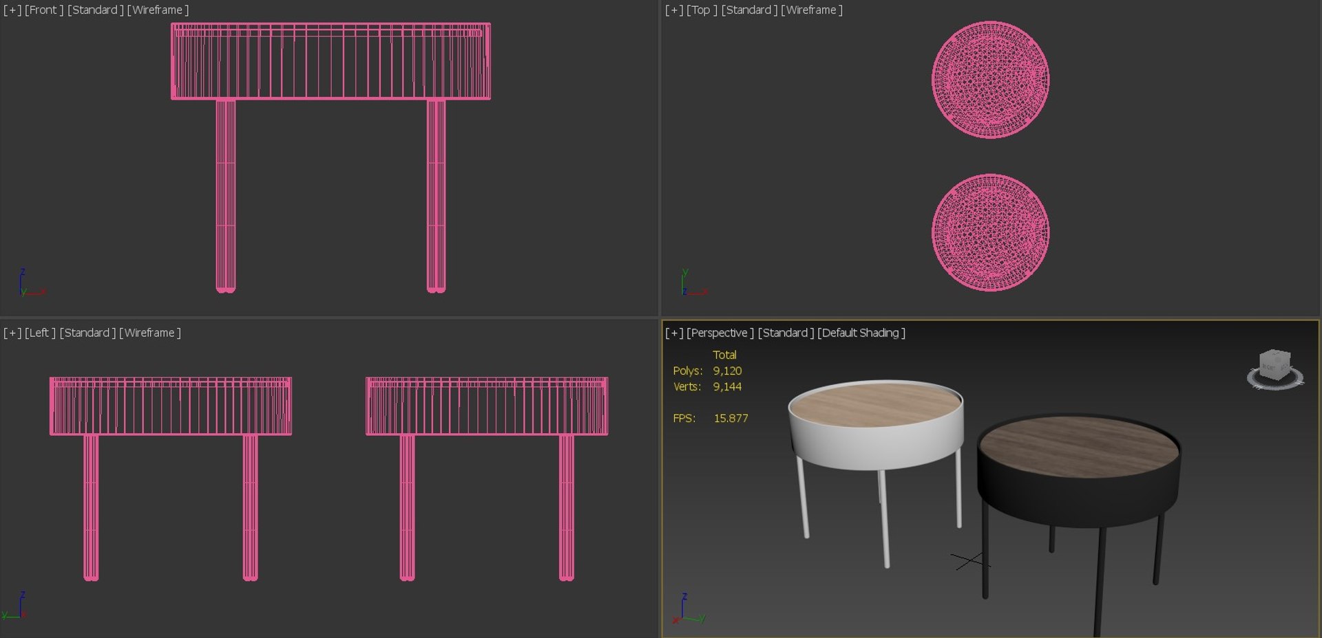 3D Model Lago By Cosmo Coffee Table - TurboSquid 2022190