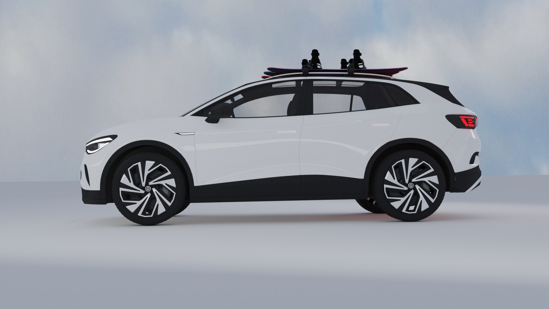 Volkswagen ID4 3D - TurboSquid 2042135