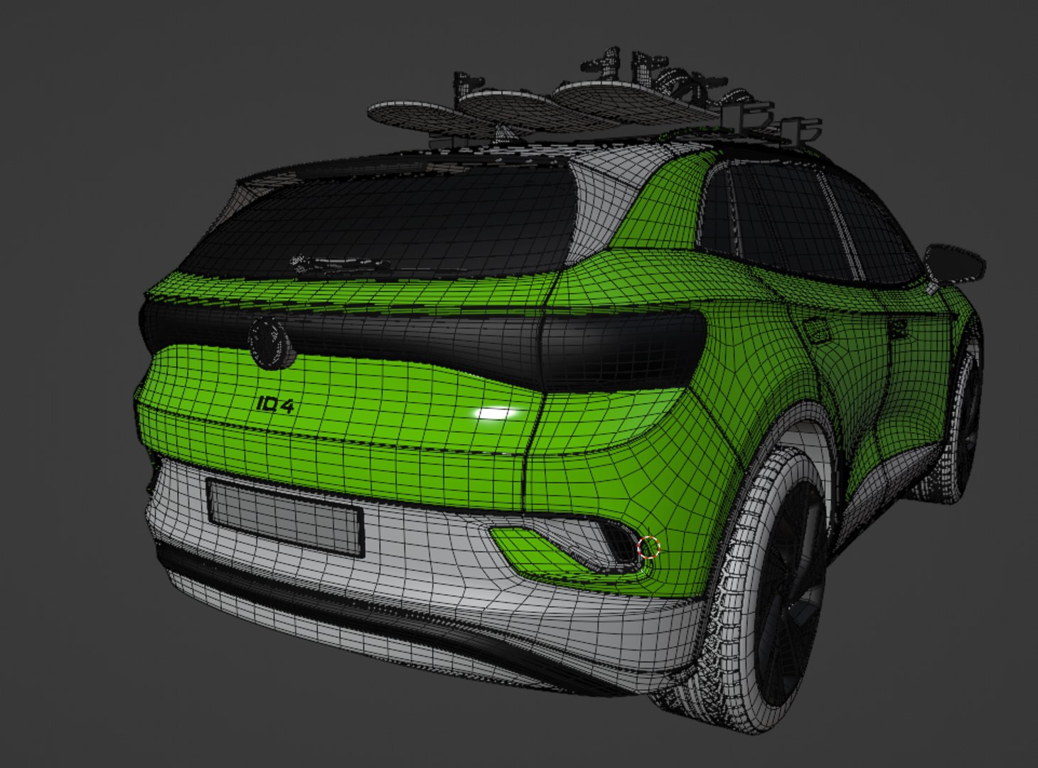 Volkswagen ID4 3D - TurboSquid 2042135