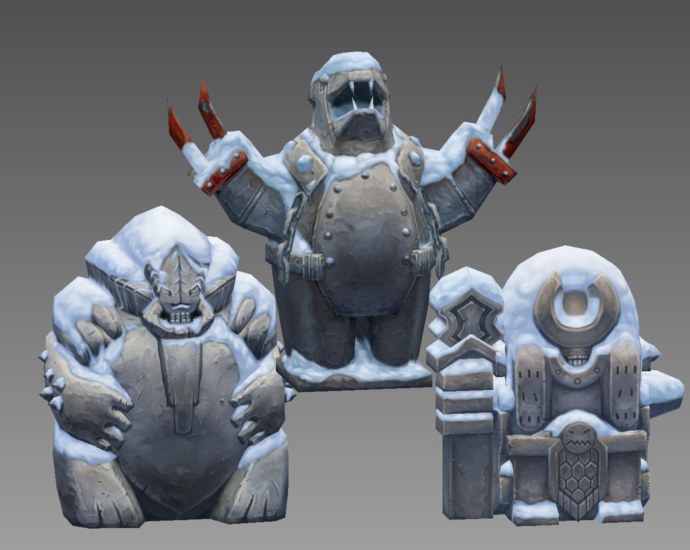 Aztecs Idol 3d Model
