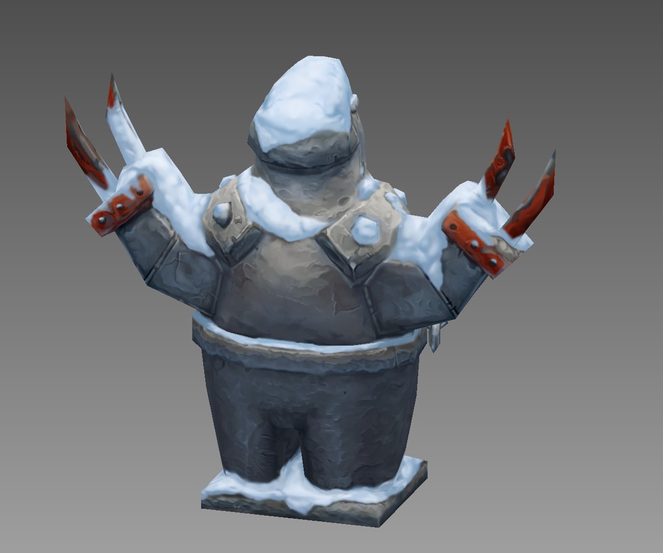 Aztecs Idol 3d Model