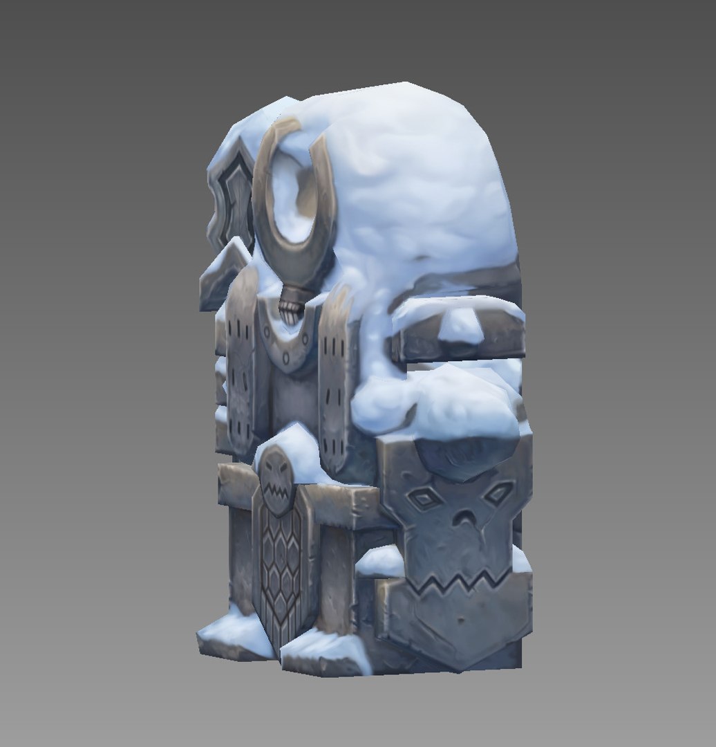 Aztecs Idol 3d Model