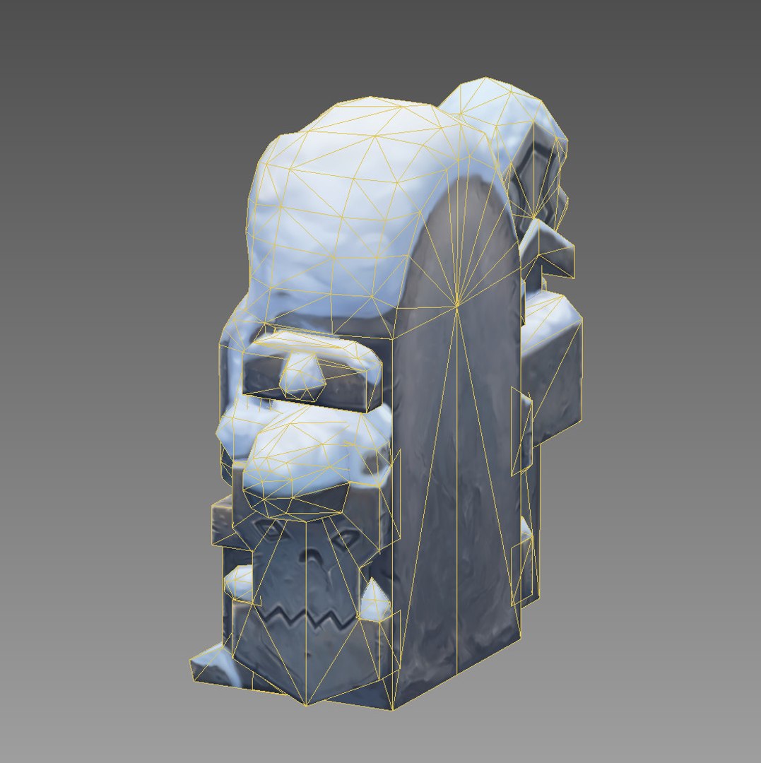 Aztecs Idol 3d Model