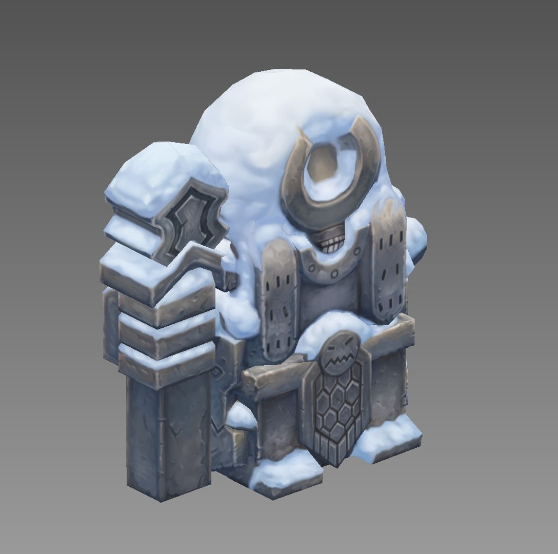 Aztecs Idol 3d Model