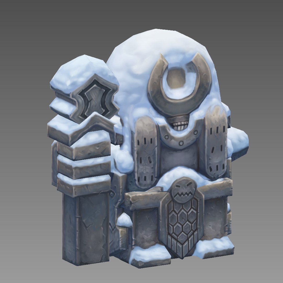Aztecs Idol 3d Model