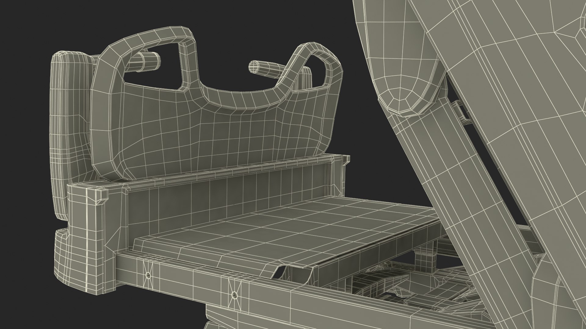 Smart Medical Bed Fowlers Position 3D Model - TurboSquid 2112895