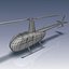 3ds Max Robinson R44 Helicopter
