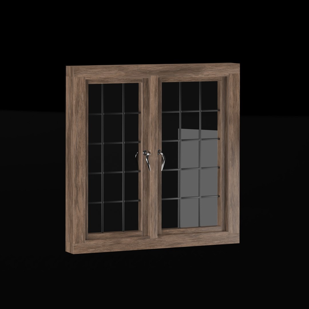 3D Model Wooden Windows - TurboSquid 1817359