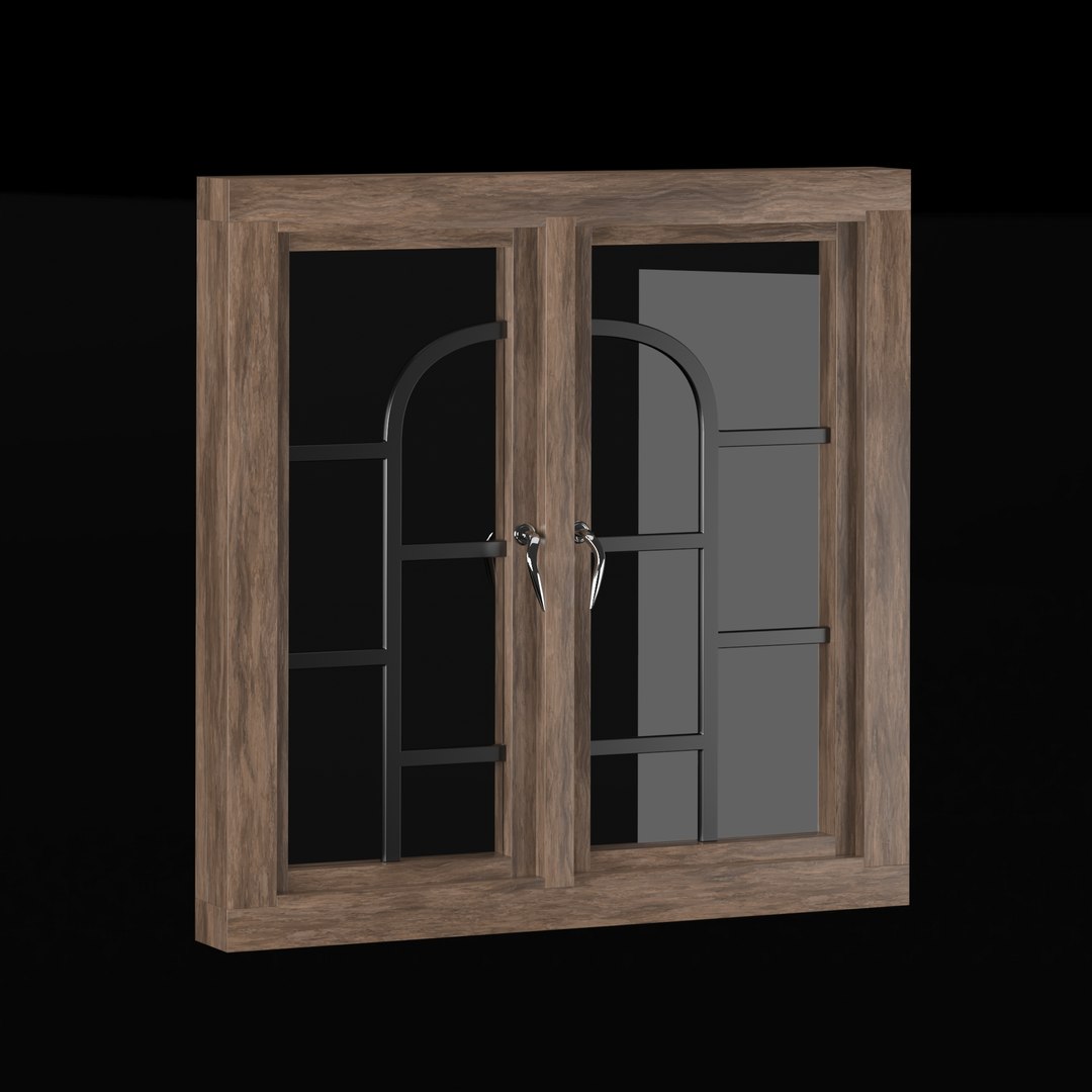 3D Model Wooden Windows - TurboSquid 1817359