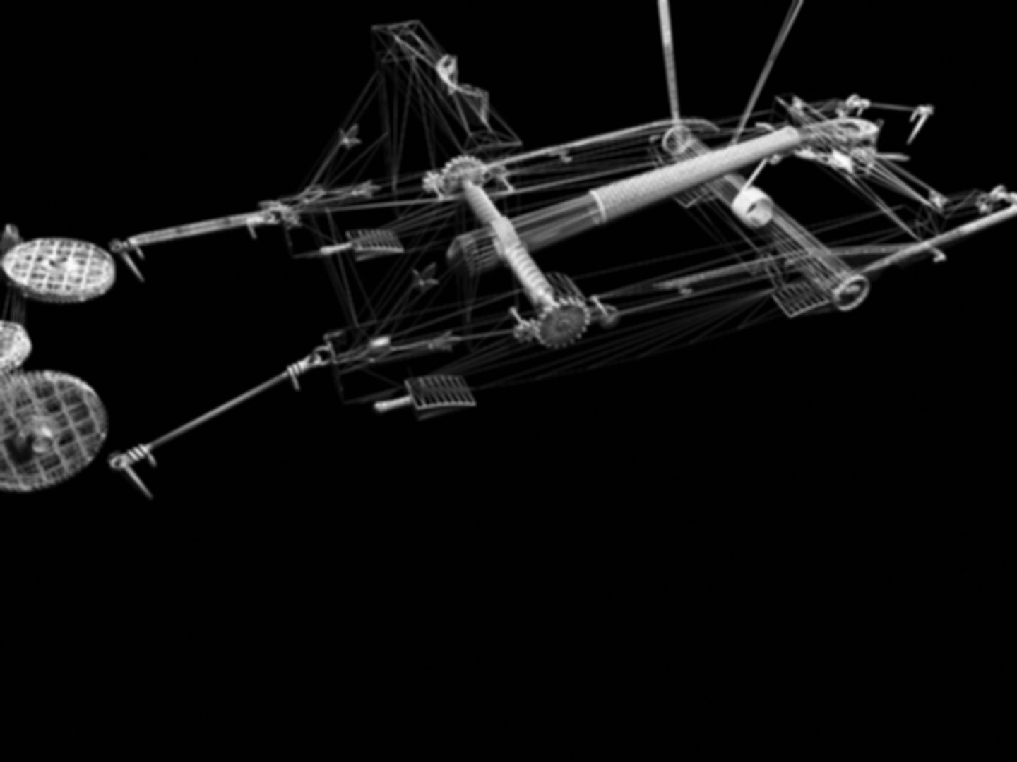 Aircrew 15th Century French Catapult 3d Model