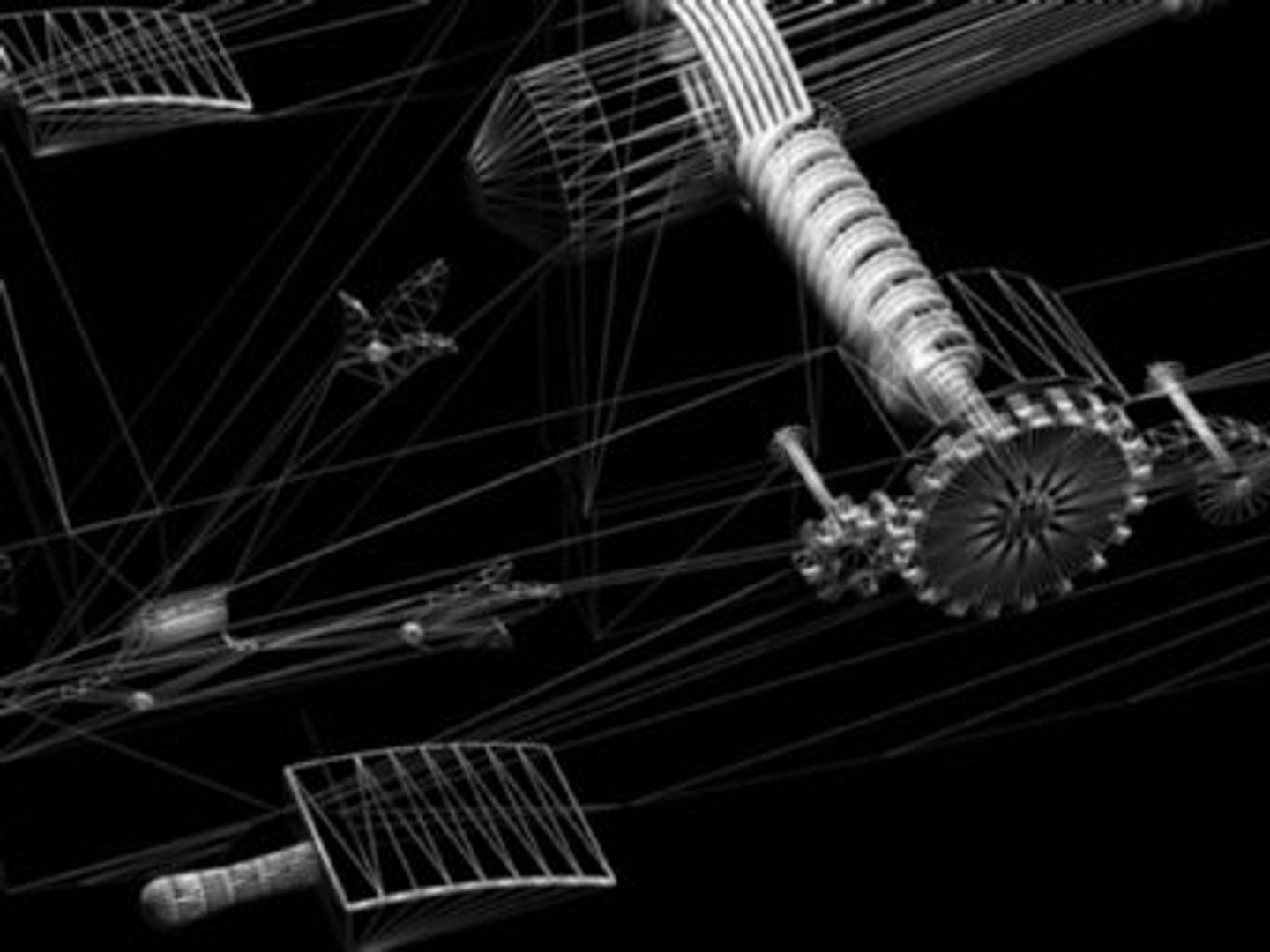 Aircrew 15th Century French Catapult 3d Model