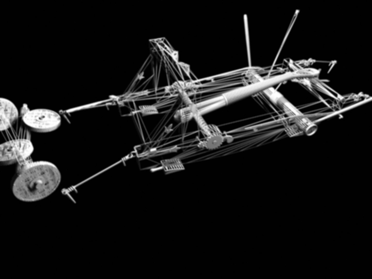 Aircrew 15th Century French Catapult 3d Model