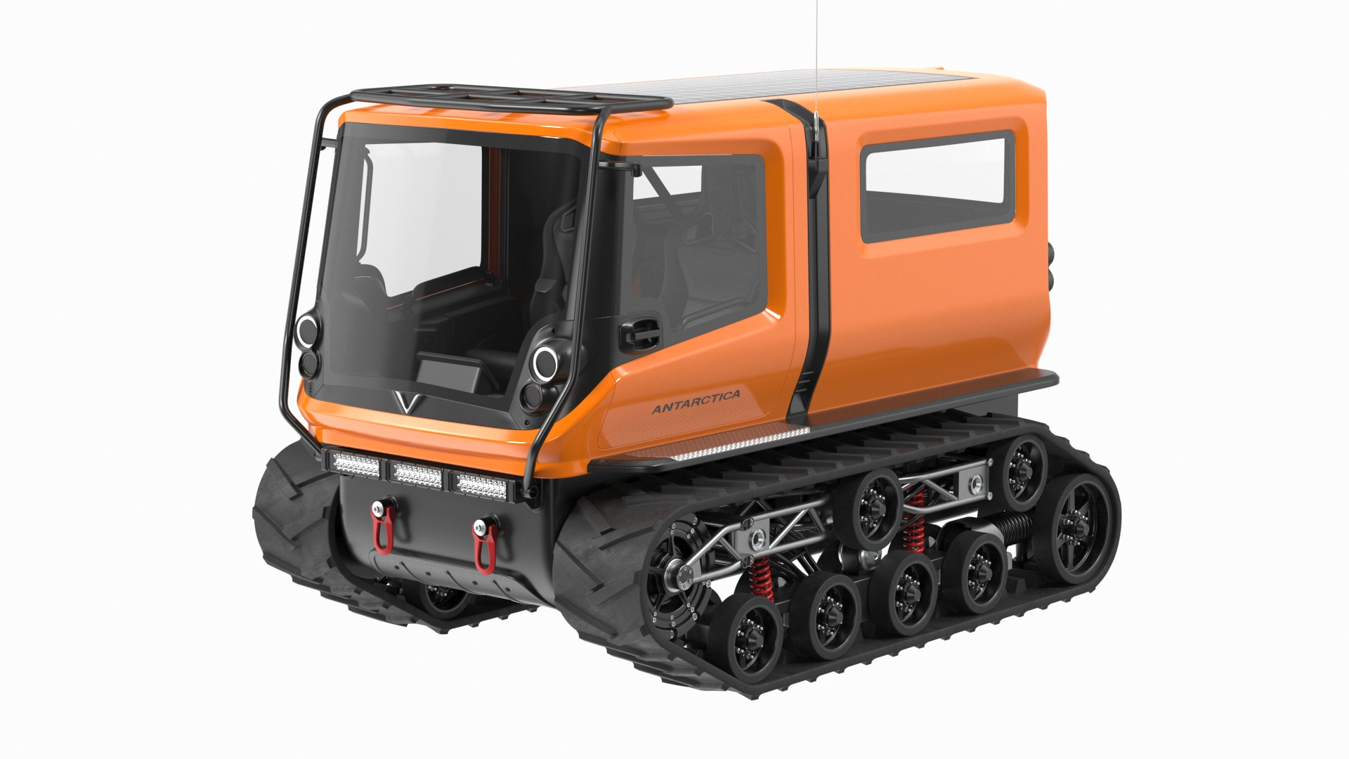 Polar Vehicle Venturi Antarctica Rigged For Cinema 4D Model ...