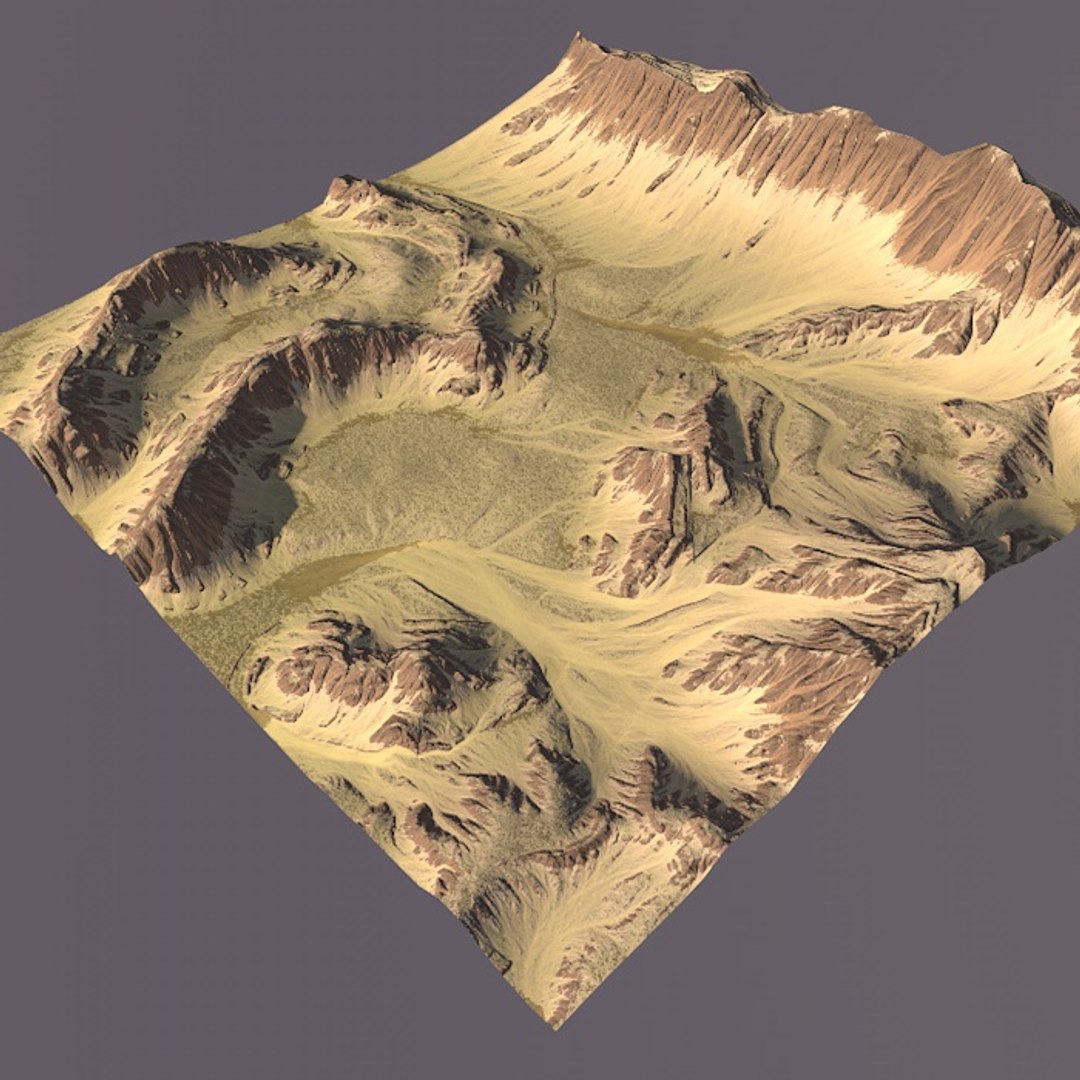 3d Model Of Mountain Games Maps