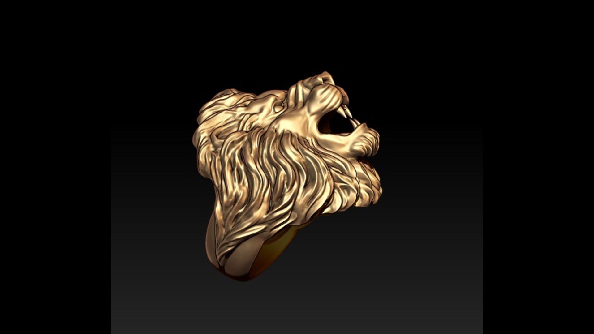 3D Lion Ring 3D Print Model - TurboSquid 2237014