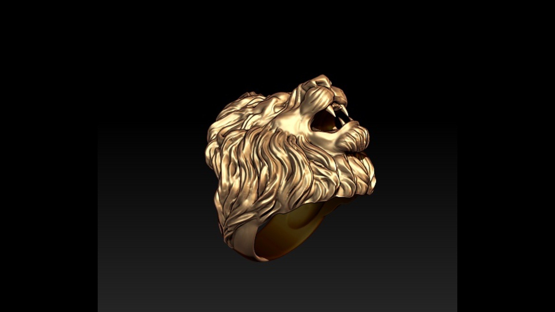 3D Lion Ring 3D Print Model - TurboSquid 2237014