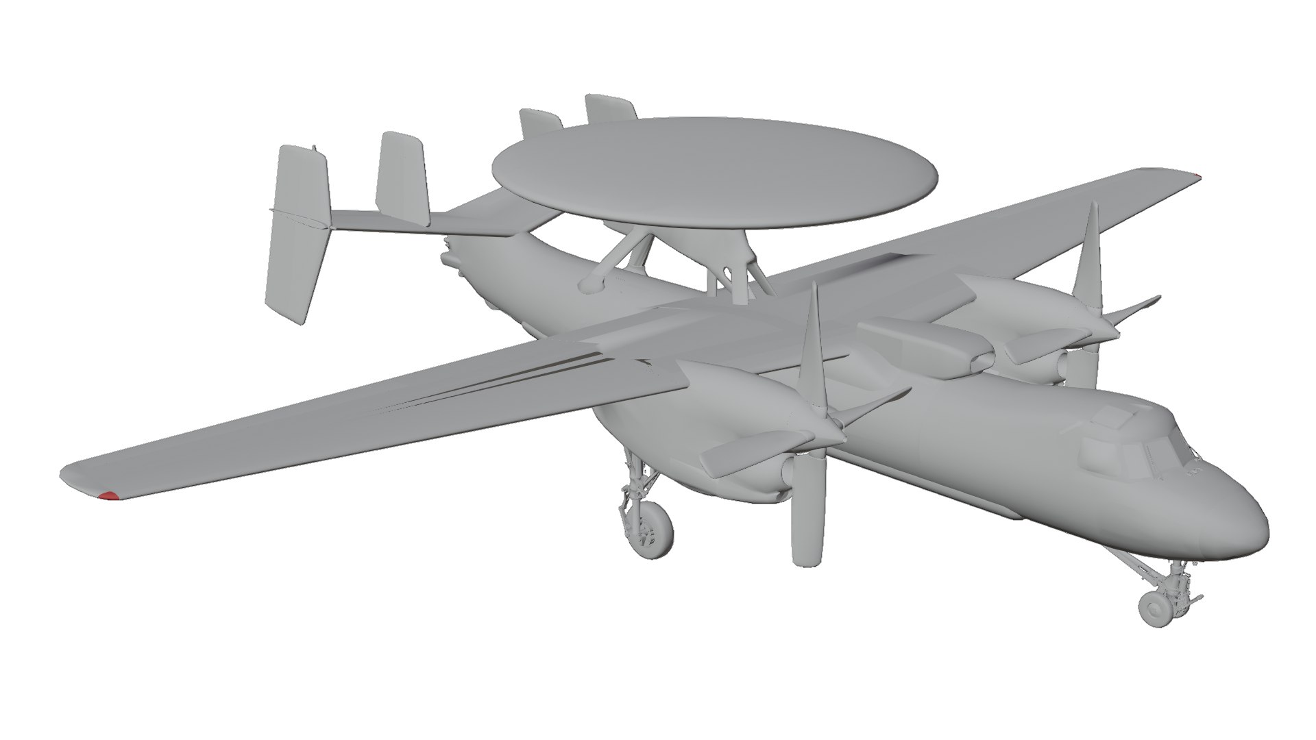 Grumman E-2C Hawkeye 3D - TurboSquid 2316113