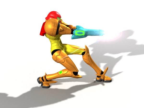 rigged video samus aran 3d model