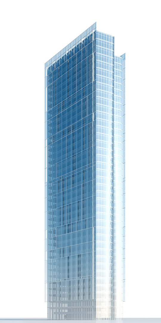 Contemporary Skyscraper Building 3d Model
